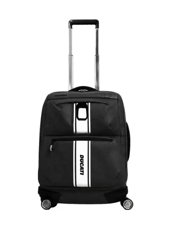 PIQUADRO X Ducati Logo-print Suitcase - Black