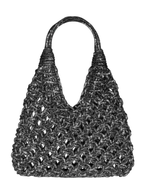 HIBOURAMA Vannifique Crystal-embellished Tote Bag - Black