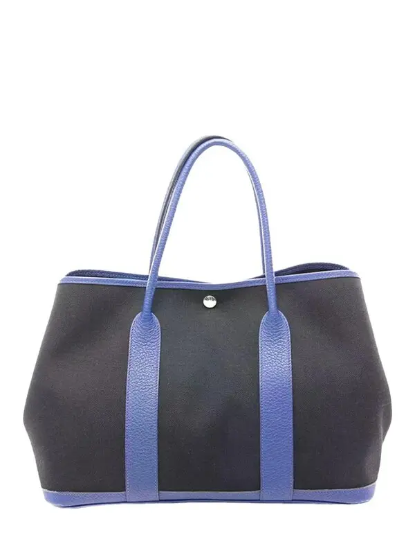Hermès 2018 Toile And Negonda Garden Party 36 Tote Bag - Black