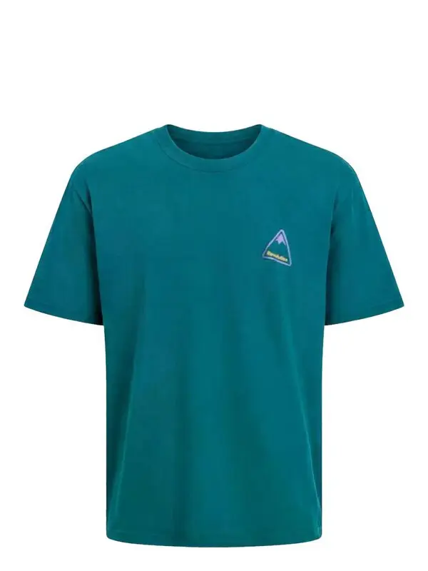 REVOLUTION NOW Logo-print Crew-neck T-shirt - Green