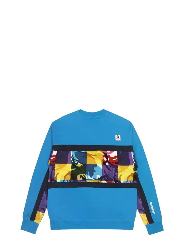 AAPE BY *A BATHING APE Logo-print Sweatshirt - Blue