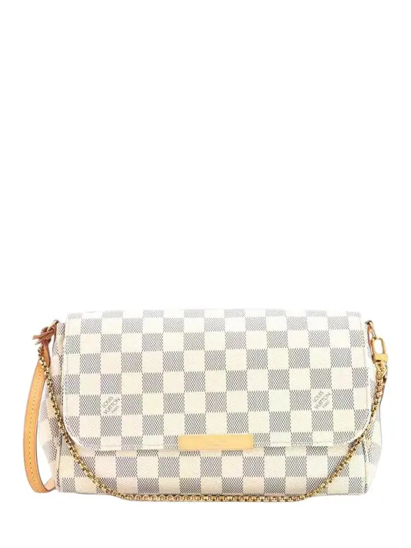 LOUIS VUITTON Damier Mm Crossbody Bag - White