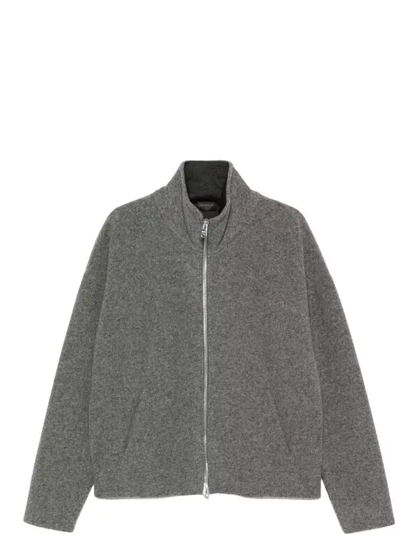 DONDUP Zip-up High-neck Jacket - Grey
