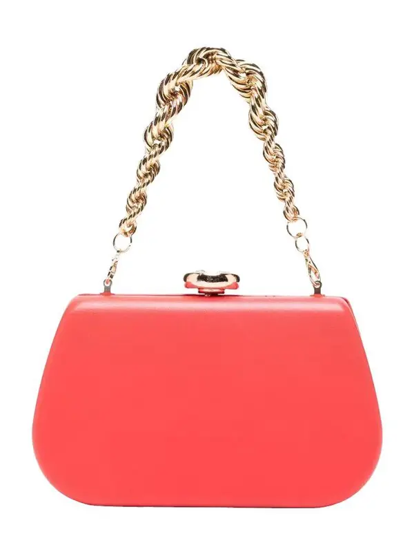 Velvet By Graham & Spencer Nora Leather Clutch Bag - Red