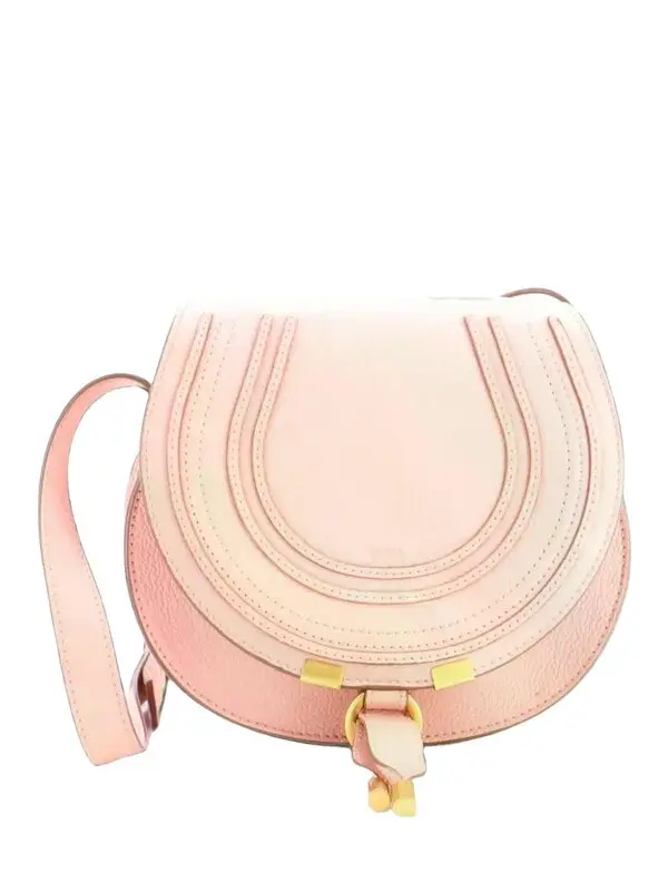 Chloé Marcie Leather Mini Crossbody Bag - Pink