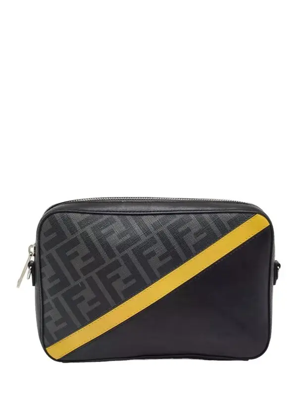 Fendi Ff Camera Clutch Bag - Black