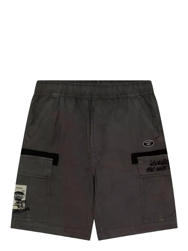 AAPE BY *A BATHING APE Moonface Cargo Shorts - Grey