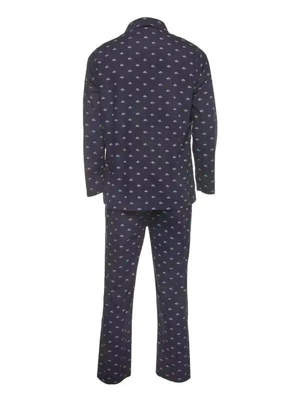 Polo Ralph Lauren Logo-print Pajamas - Blue