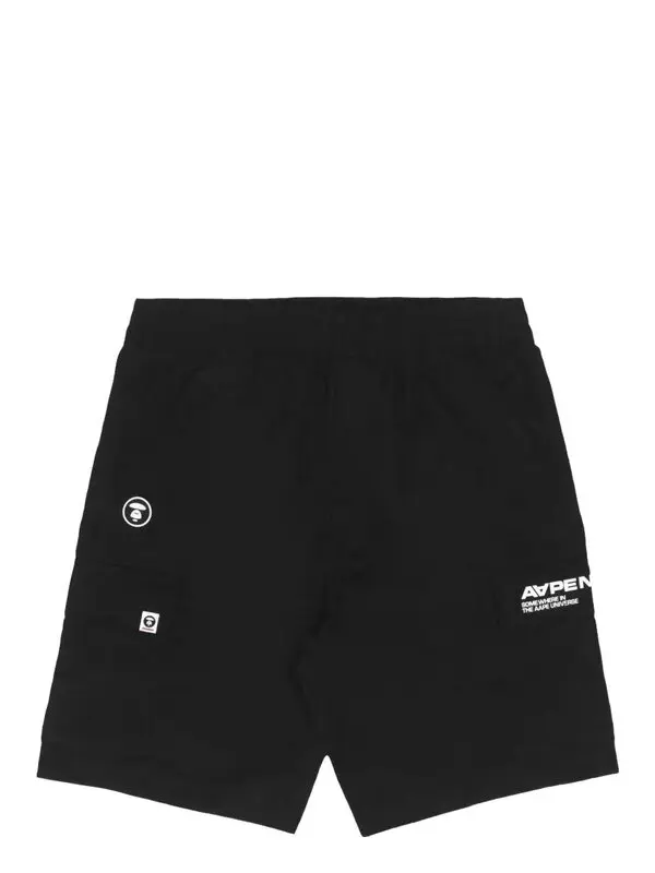 AAPE BY *A BATHING APE Moonface Cargo Shorts - Black