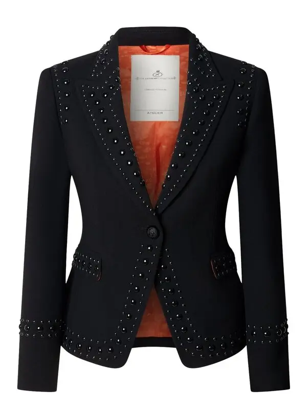 THE EXTREME COLLECTION Studded Blazer - Black