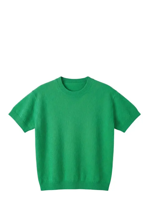 BRODIE CASHMERE Tina Cashmere Tank - Green