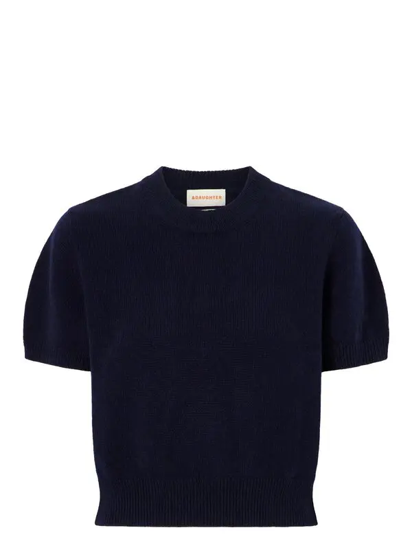 &daughter Wicklow Wool Sweater - Blue