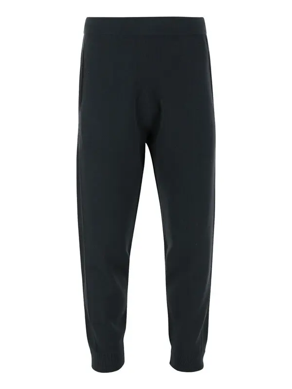 Berluti Elastic Waist Casual Pants - Black
