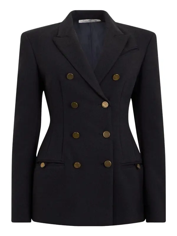 Philosophy Di Lorenzo Serafini Double-breasted Blazer - Black