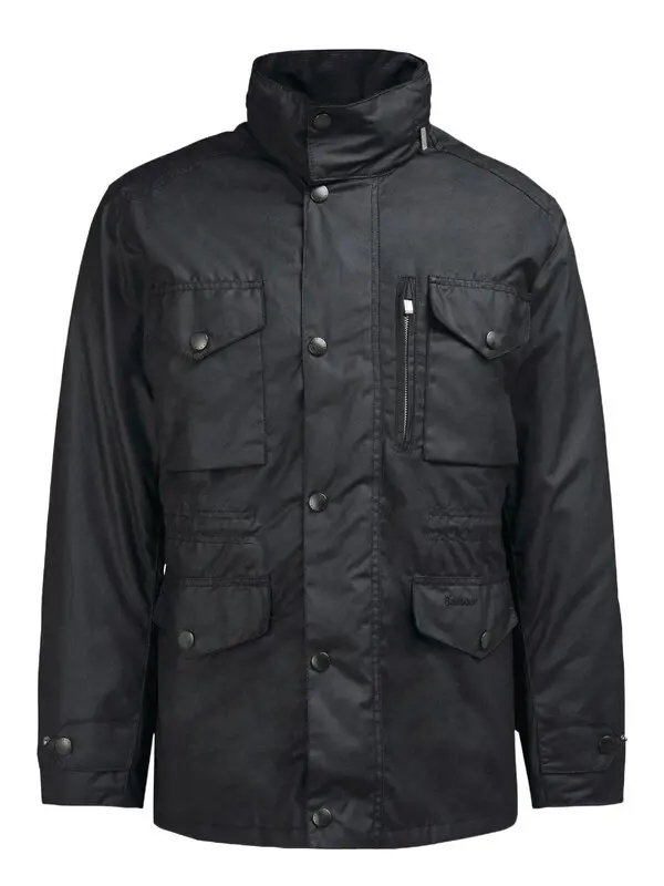 Barbour Sapper Wax-finish Jacket - Black