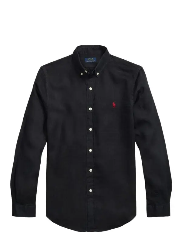 Polo Ralph Lauren Ralph Lauren Button-down Linen Shirt - Black