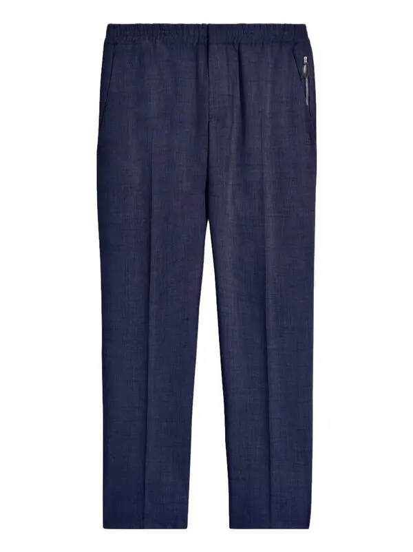 Berluti Herringbone Drawstring Pants - Blue