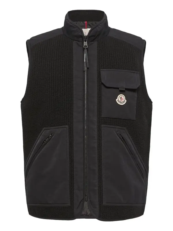 Moncler Lenevra Down Vest - Black
