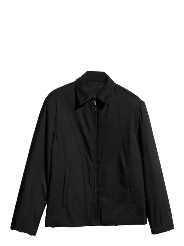 Gucci Reversible Wool Zip Jacket - Black