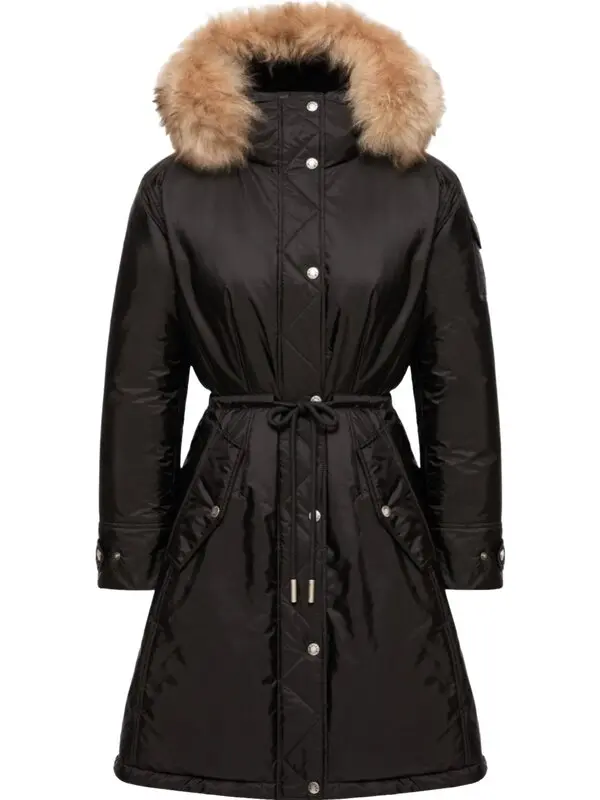 Moncler Moustique Hooded Down Jacket - Black
