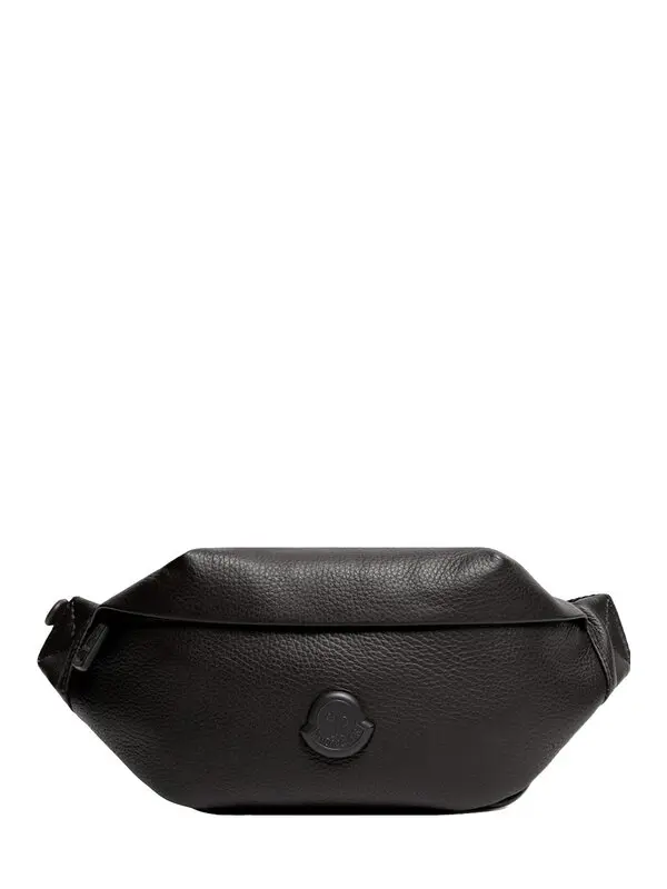 Moncler Logo Patch Belt Bag - Black
