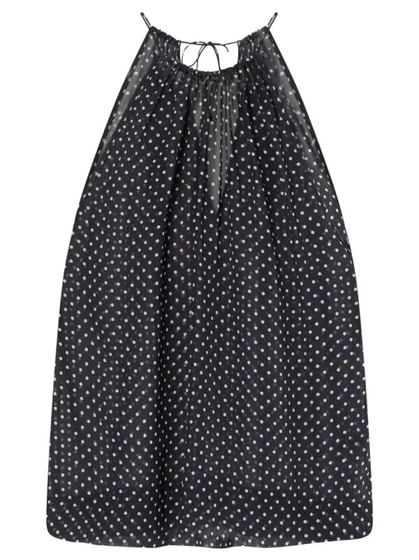 NILI LOTAN Polkadot Dress - Black