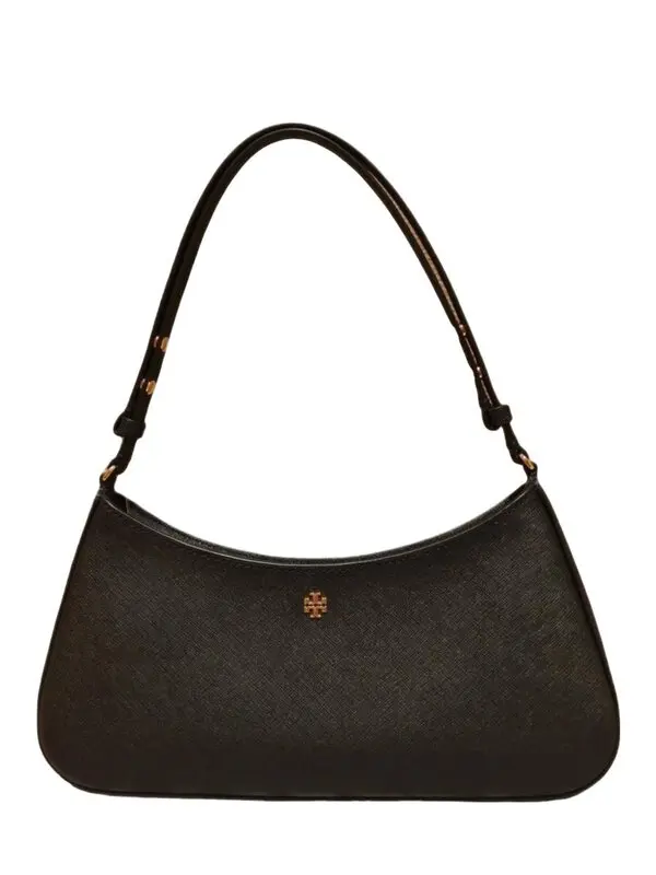 Tory Burch Logo Shoulder Bag - Black