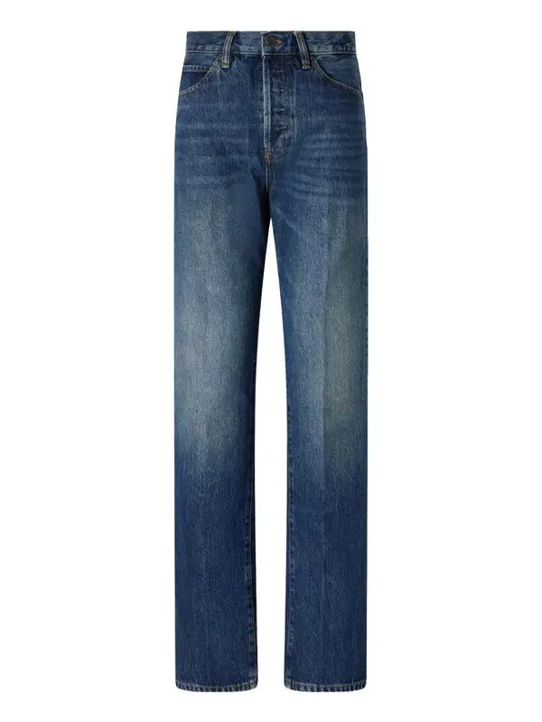 FRAME Straight Leg Jeans - Blue