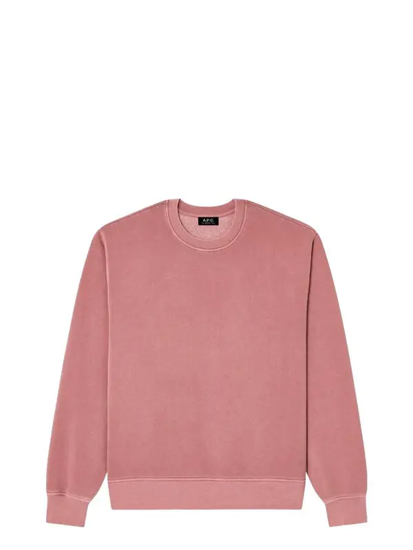 A.p.c. Logo-print Sweatshirt - Raspberry