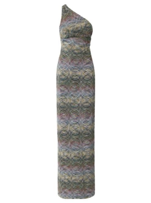 Missoni One-shoulder Knit Maxi Dress - Multicoloured