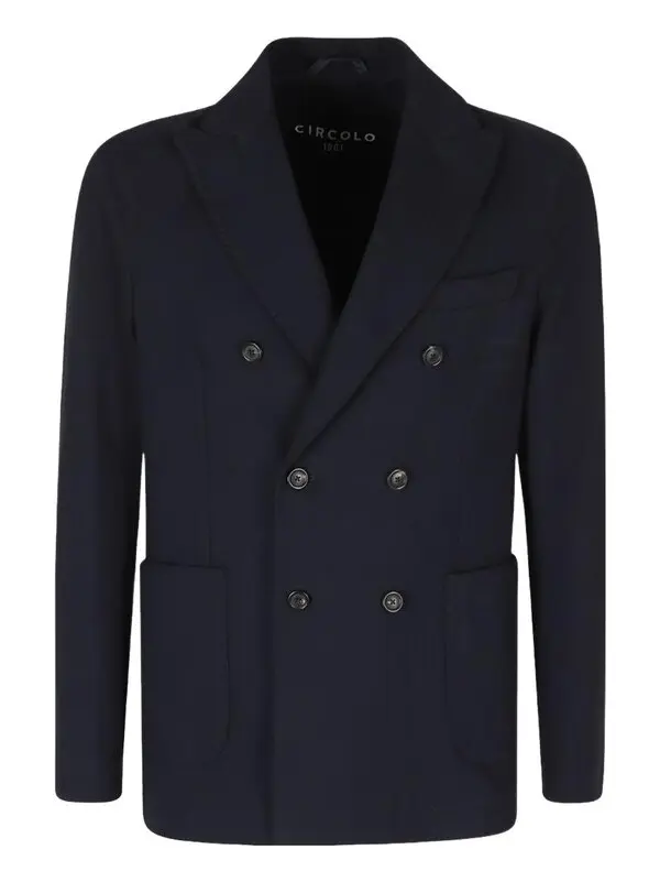 CIRCOLO 1901 Double-breasted Blazer - Blue