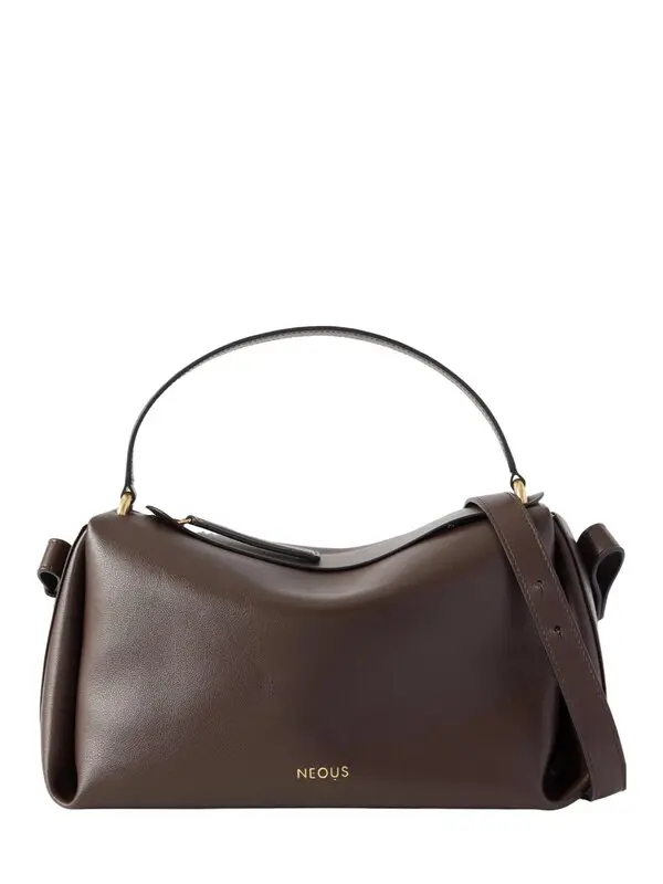 NEOUS Soft Leather Underarm Bag - Black