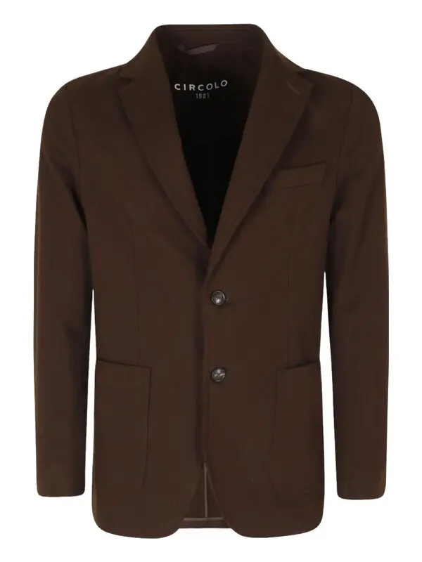 CIRCOLO 1901 Single-breasted Blazer - Brown