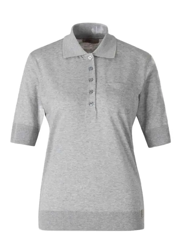 Herno Short-sleeve Polo Shirt - Grey