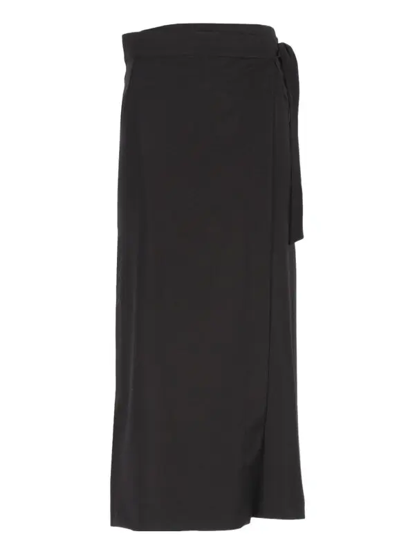 Barena Venezia Fulvia Wrap Midi Skirt - Black
