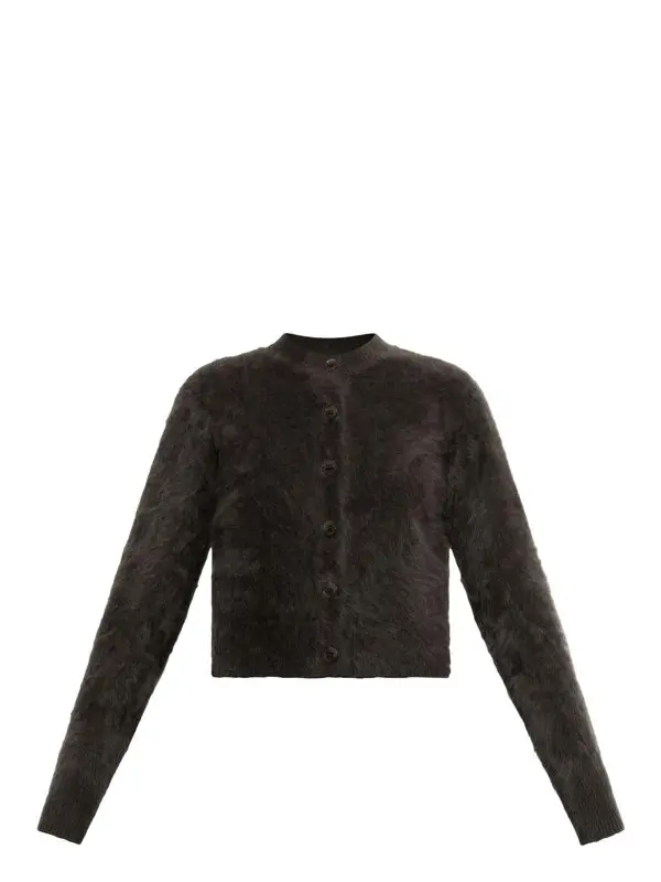 LISA YANG Azalea Brushed Knit Cardigan - Green