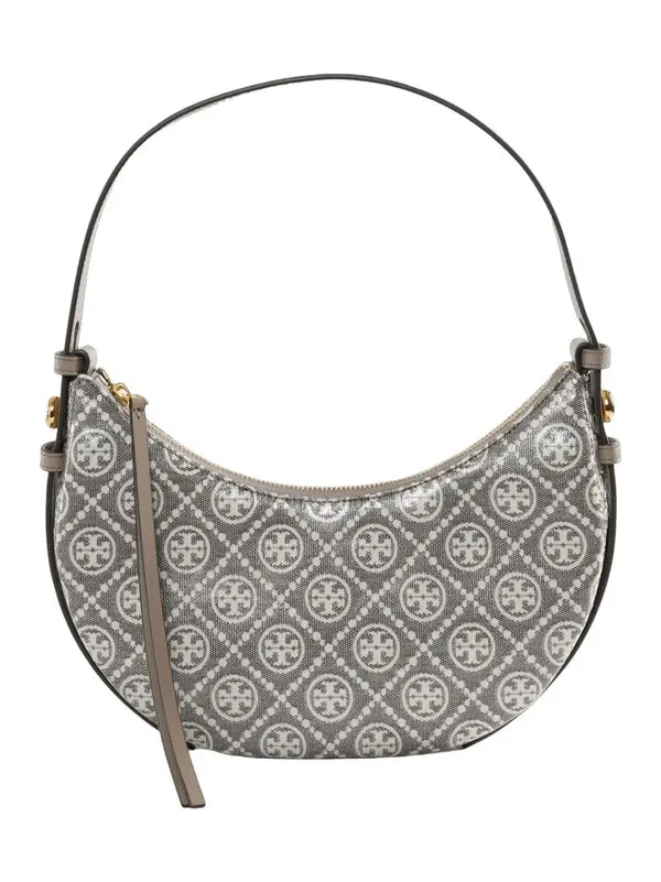 Tory Burch Monogram Patterned Shoulder Bag - Brown