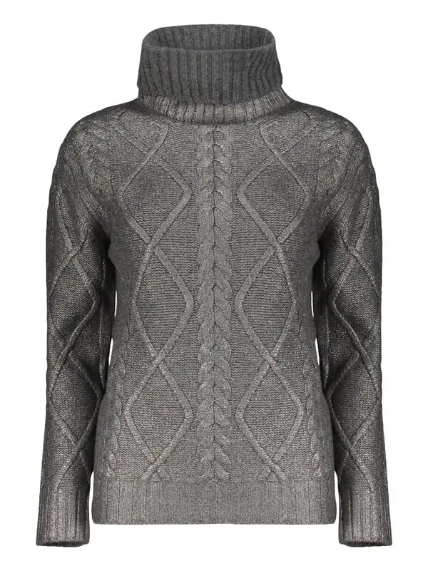 Herno Lamé-effect Sweater - Grey