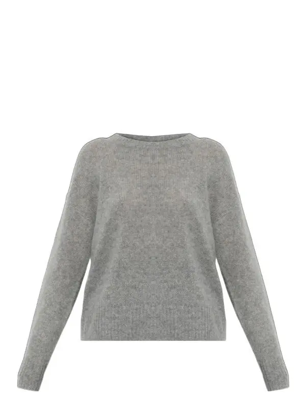 LISA YANG Lova Crew Neck Knitted Sweater - Grey
