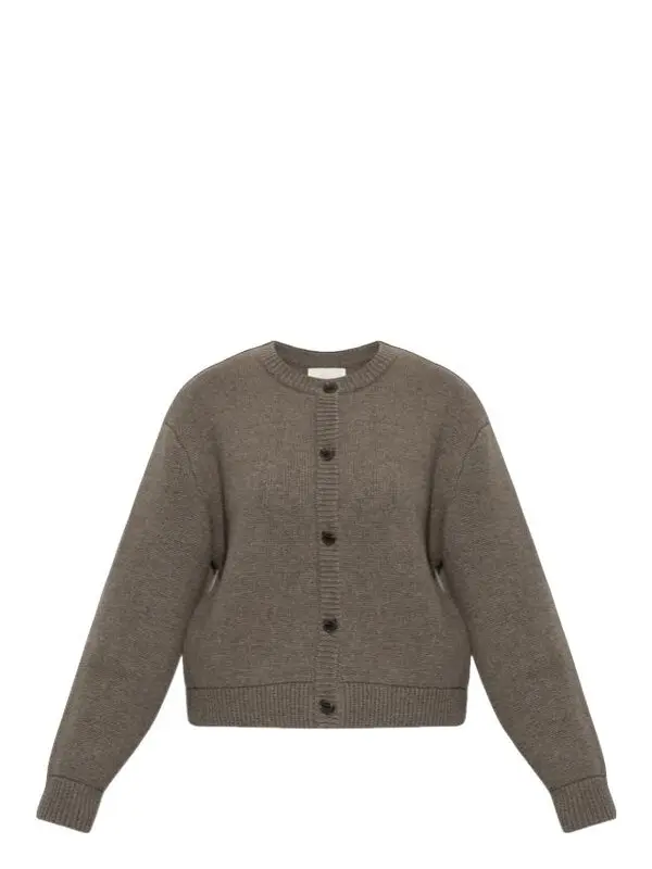 LISA YANG Emmylou Ribbed Cardigan - Brown