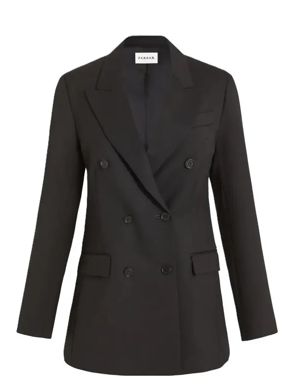 P.a.r.o.s.h Double-breasted Blazer - Black