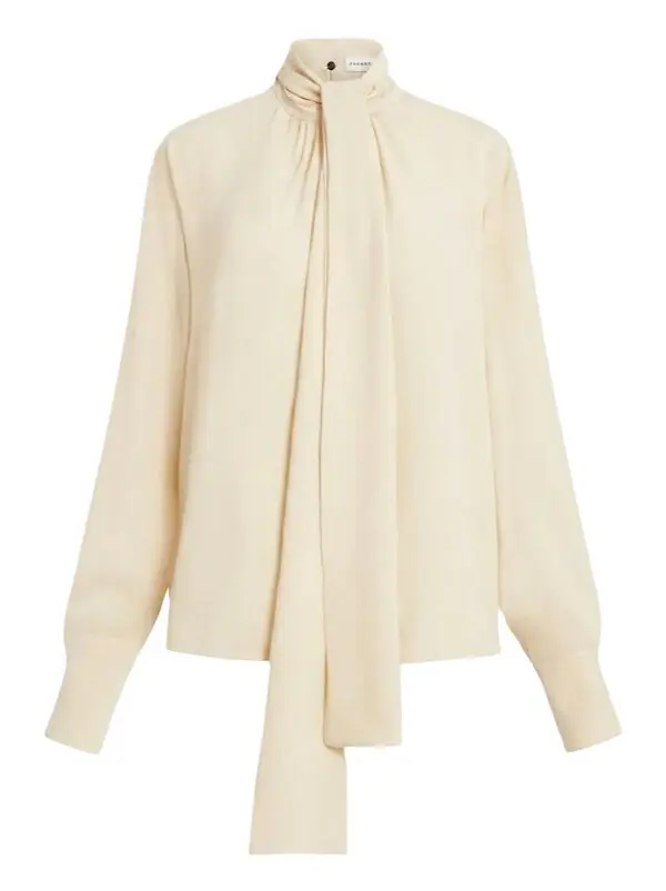 P.a.r.o.s.h Long-sleeved Cover-up - Cream