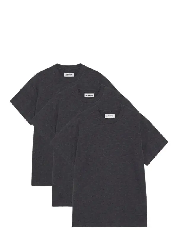 JIL SANDER Three-pack Of Short-sleeved T-shirts - Black