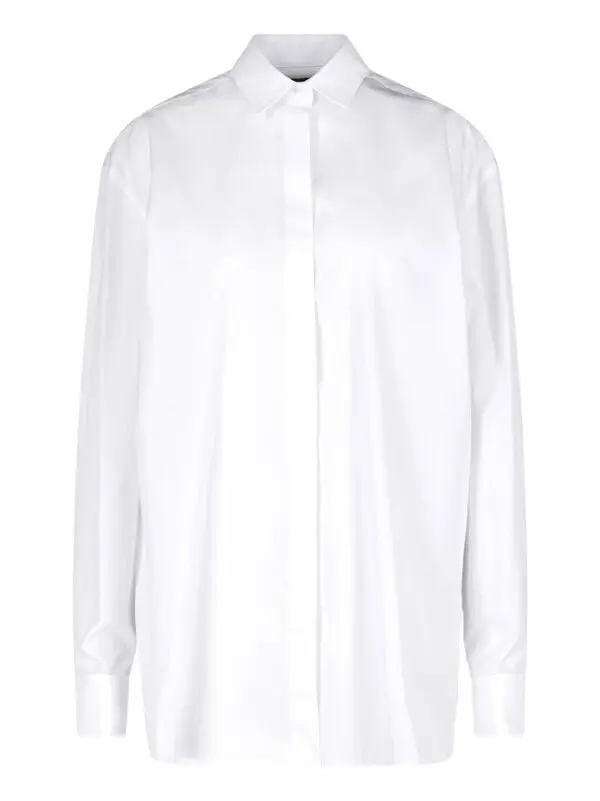 DONDUP Erotica Long Sleeved Buttoned Shirt - White