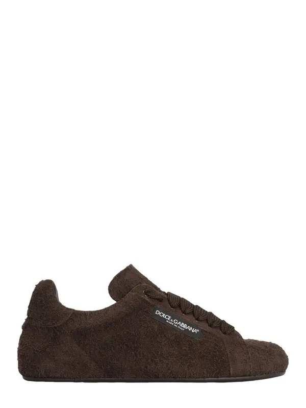 Dolce & Gabbana Portofino Merinos Low-top Sneakers - Brown