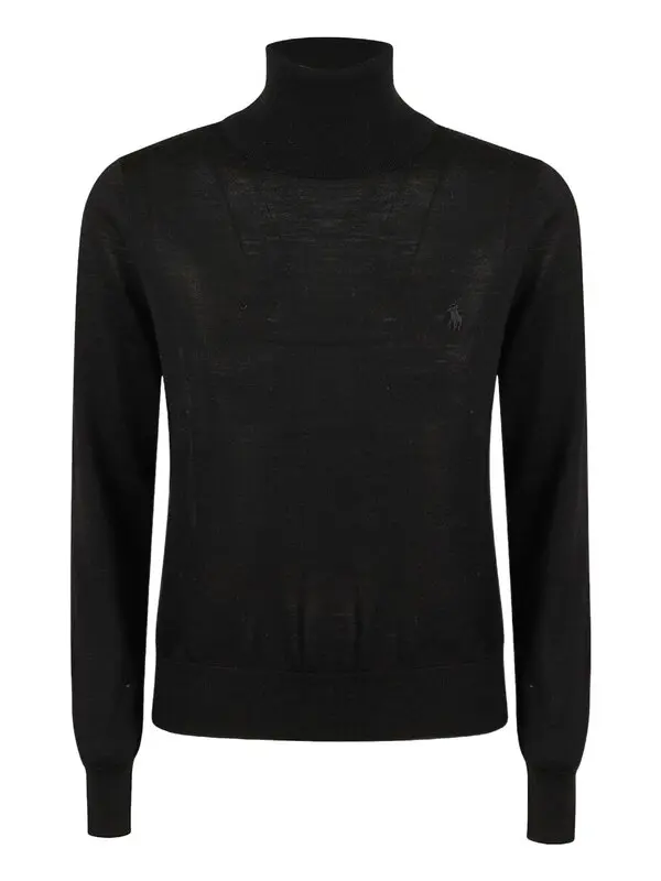 Polo Ralph Lauren Wool Rollneck Sweater - Black