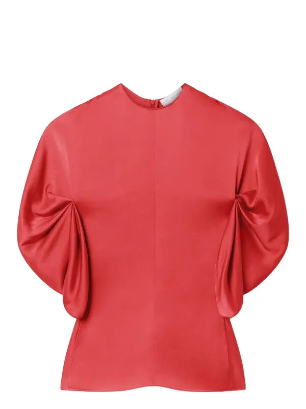 Stella McCartney Draped Sleeve Blouse - Red