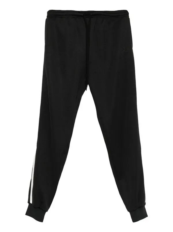 MAISON MARGIELA Side-stripe Drawstring-waist Track Pants - Black