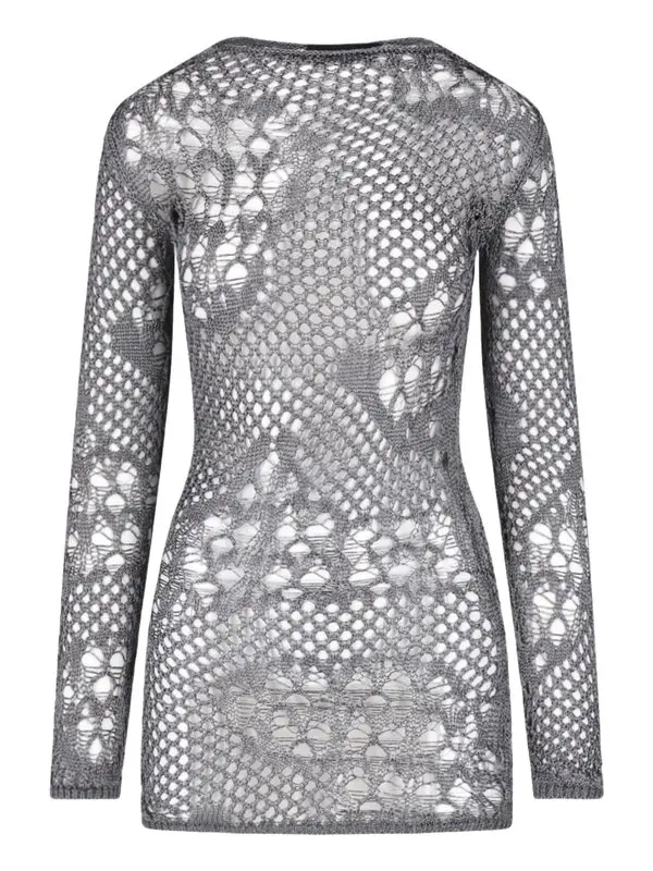DONDUP Crochet Distressed Dress - No