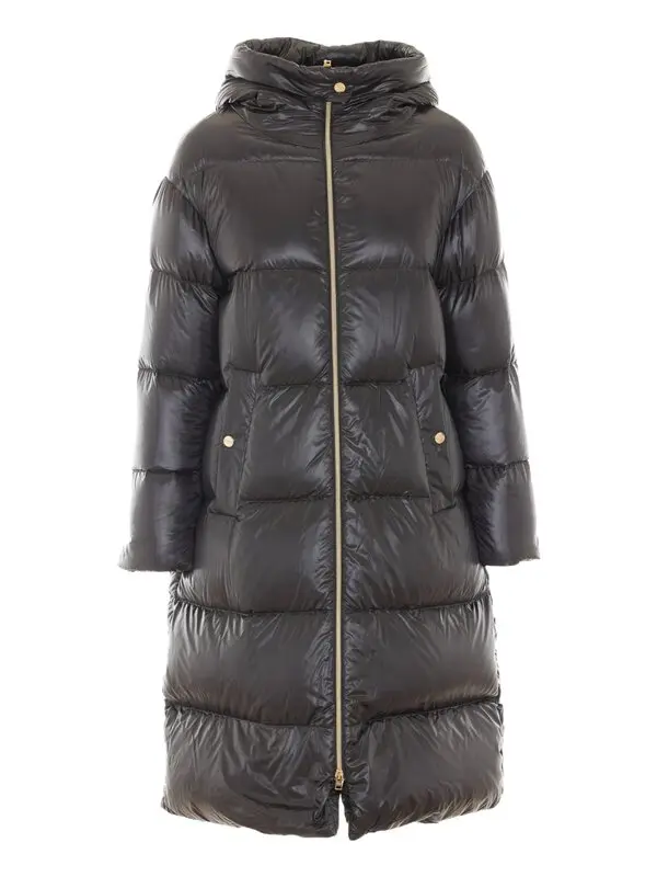 Herno Zip-up Padded Down Jacket - Black